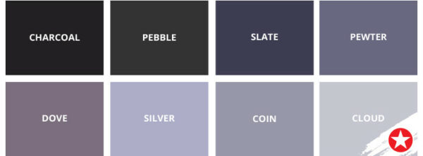 Our favourite shades of grey - Star Paint