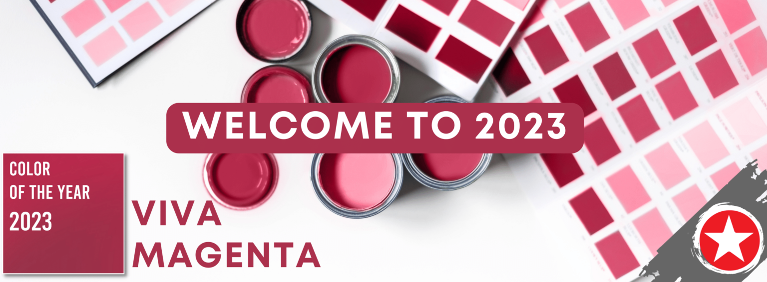 Welcome to 2023 with the Pantone Color Of The Year - Star Paint
